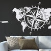 Large World Map Wall Decal, World Map With Countries Wall Decal, Travel ...
