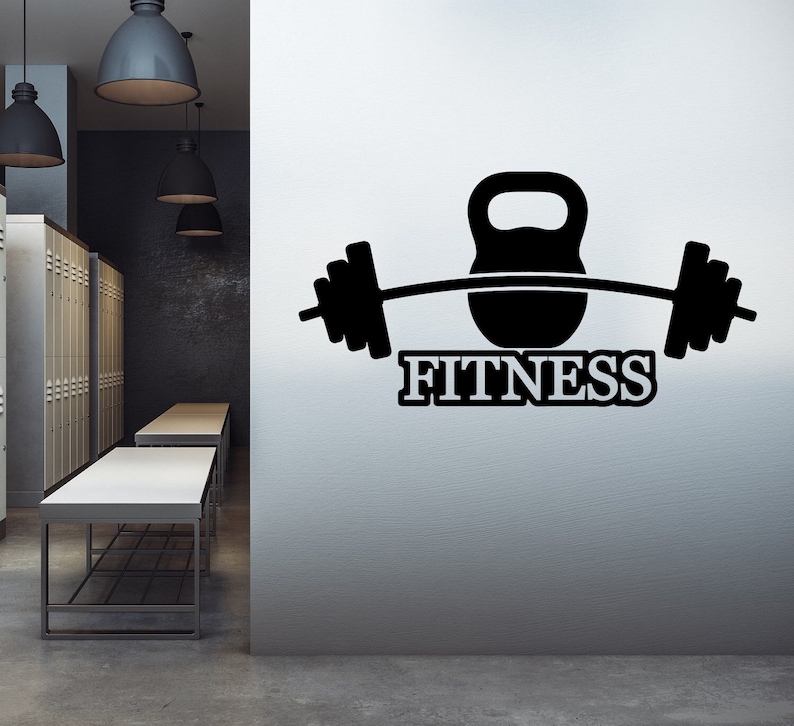 Workout Motivational Crossfit Logo Gym Wall Decor - Etsy