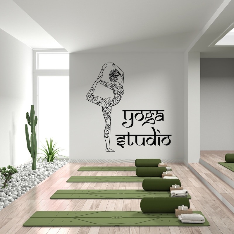 Yoga Wall Decal - Etsy