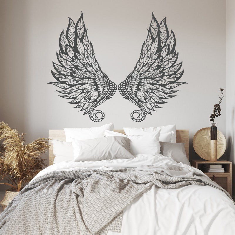 Angel Wings Wall Decal - Etsy