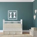 Personalized Initial Name Wall Decal: Monogram Nursery Decor M028 - Etsy