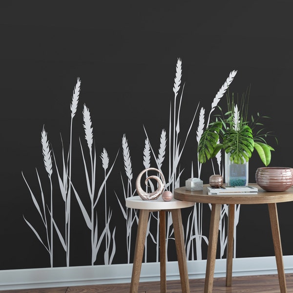 Botanical Wall Decal - Etsy