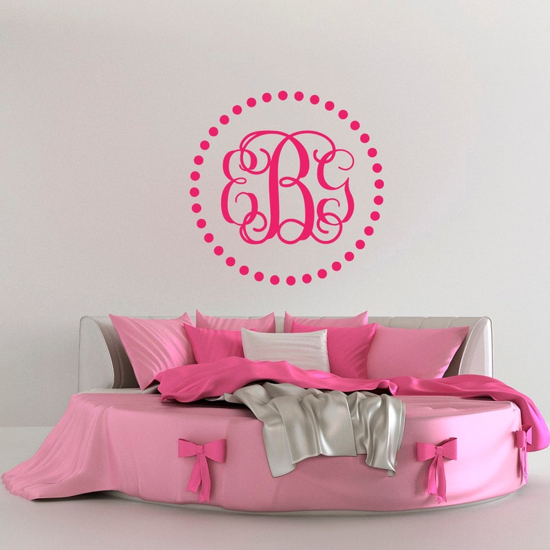 Personalized Monogram Wall Decal Family Monogram Decal - Etsy