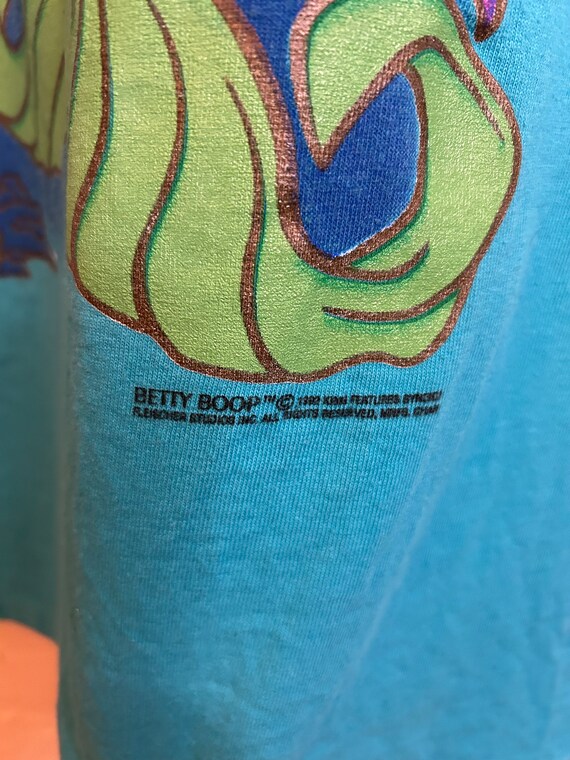 1992 Aqua Betty Boop Mermaid Tee - Gem