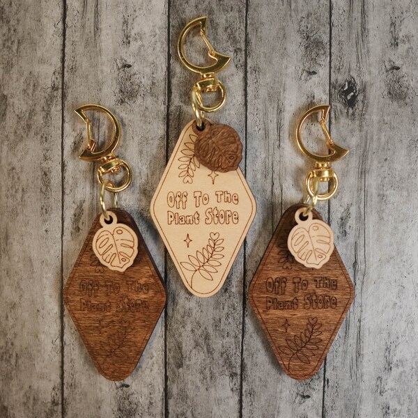 Off to the Plant Store Keychain Svg - Etsy