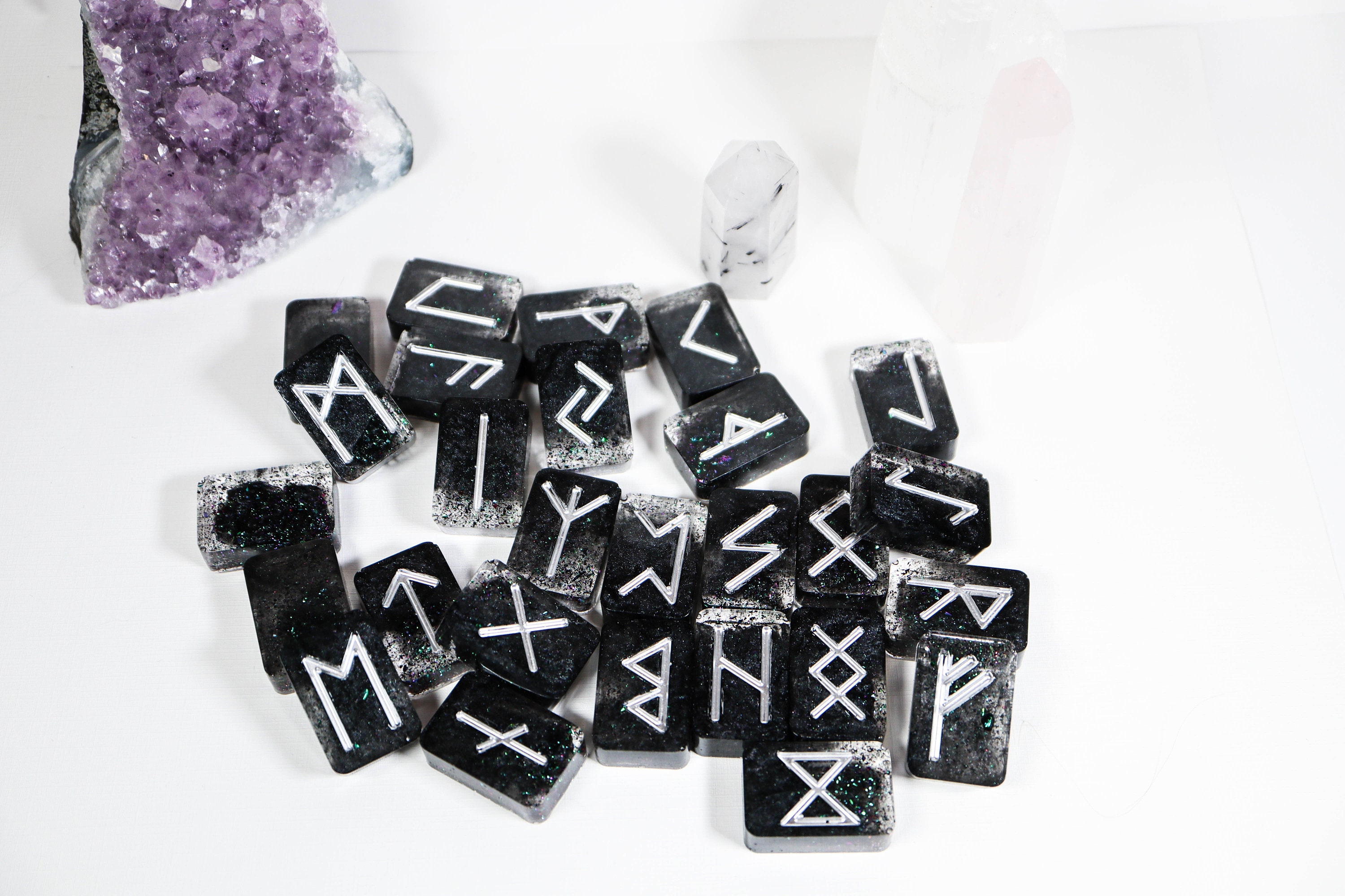 Runes, Futhark Runes, Elder Futhark Runes, Resin Runes, Viking Rune ...