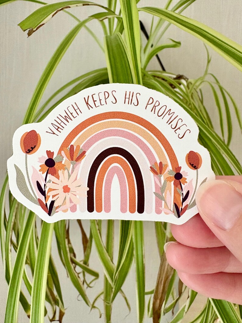Bible Sticker, Scripture Sticker, Names of God Sticker, Rainbow Sticker ...
