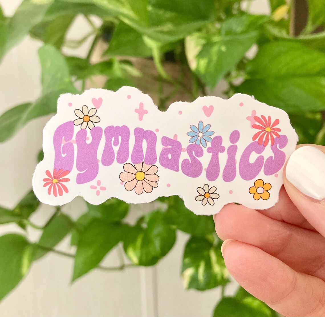Gymnastics Sticker Vinyl Stickers Gymnastics Water Bottle Sticker - Etsy