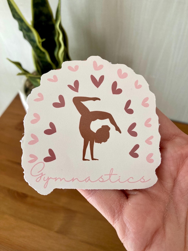 Gymnastics Sticker, Gymnast Sticker, Gymnastics Stickers, Water Bottle ...