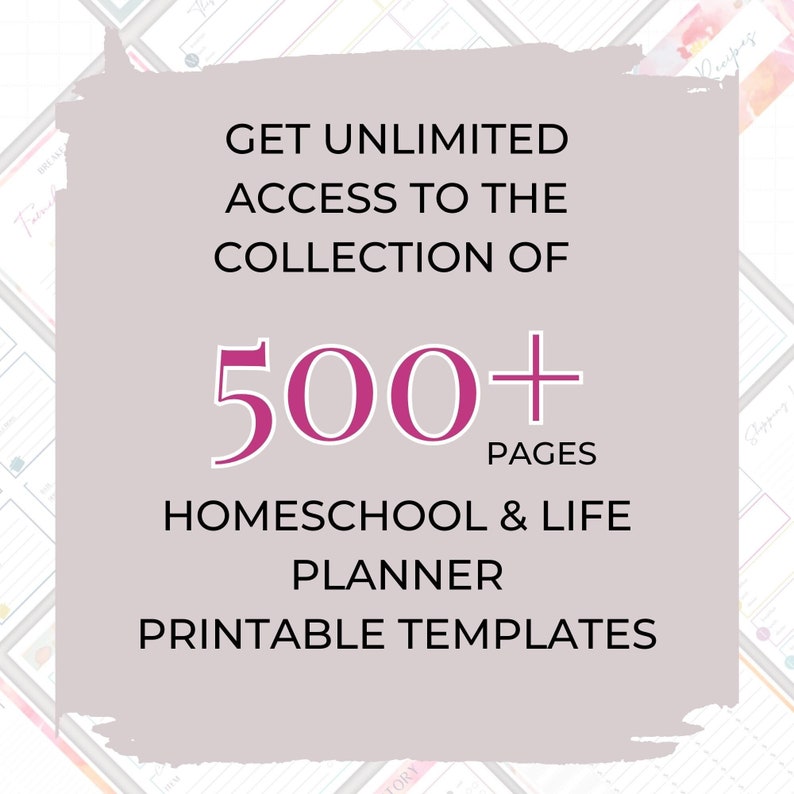 Ultimate Homeschool Planner Printable Bundle Homeschool Mom - Etsy