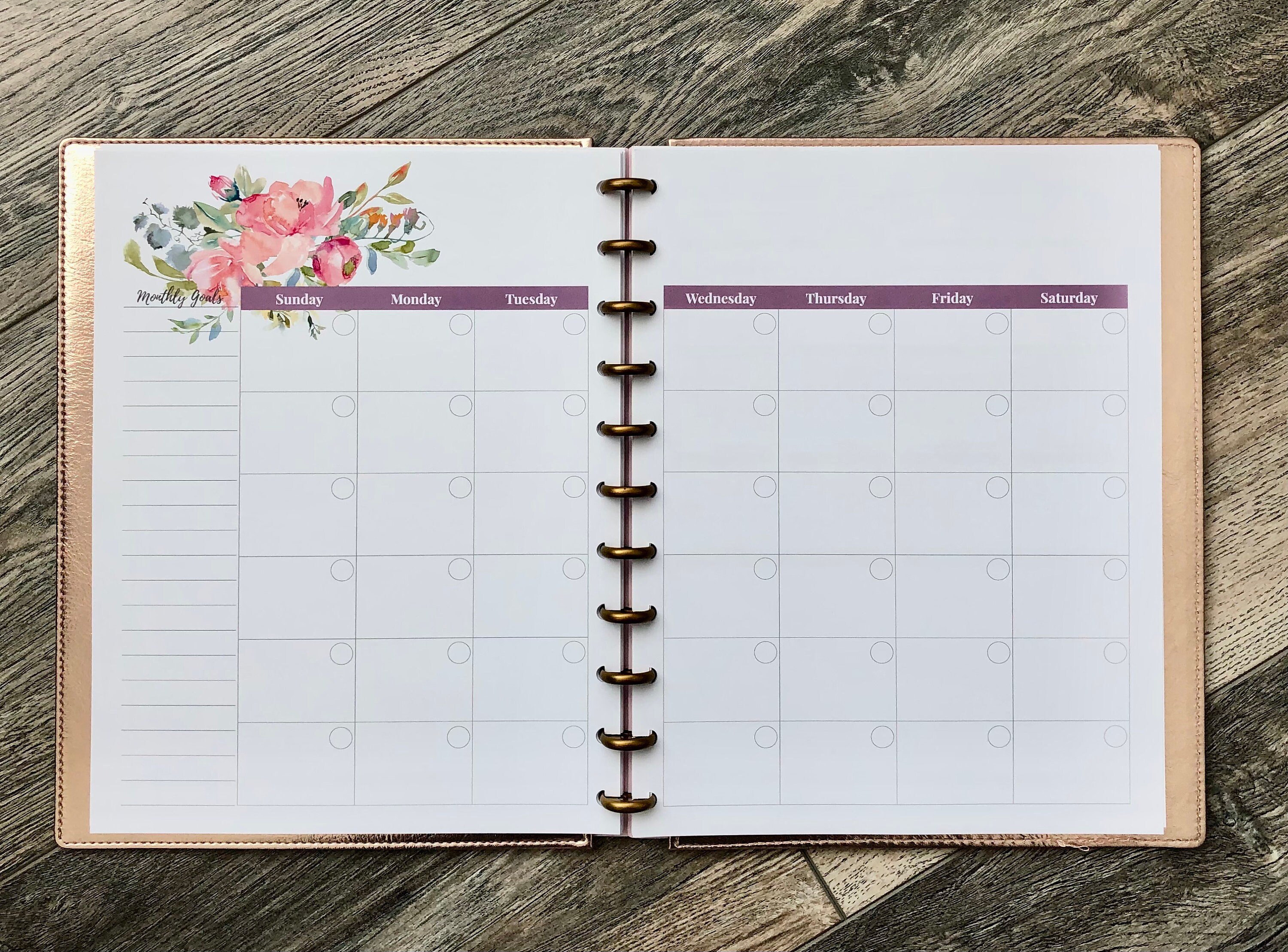Floral Homeschool Mom Planner, Printable Planner, Mom Life Organizer ...