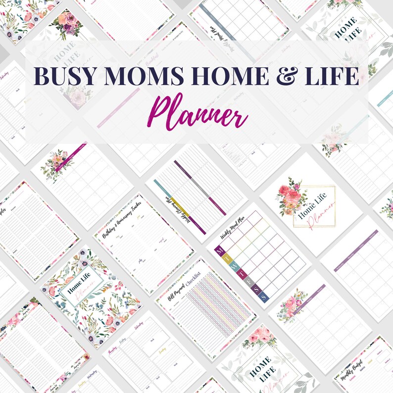 Ultimate Mom Life Planner Printableundated 2023-2024 - Etsy