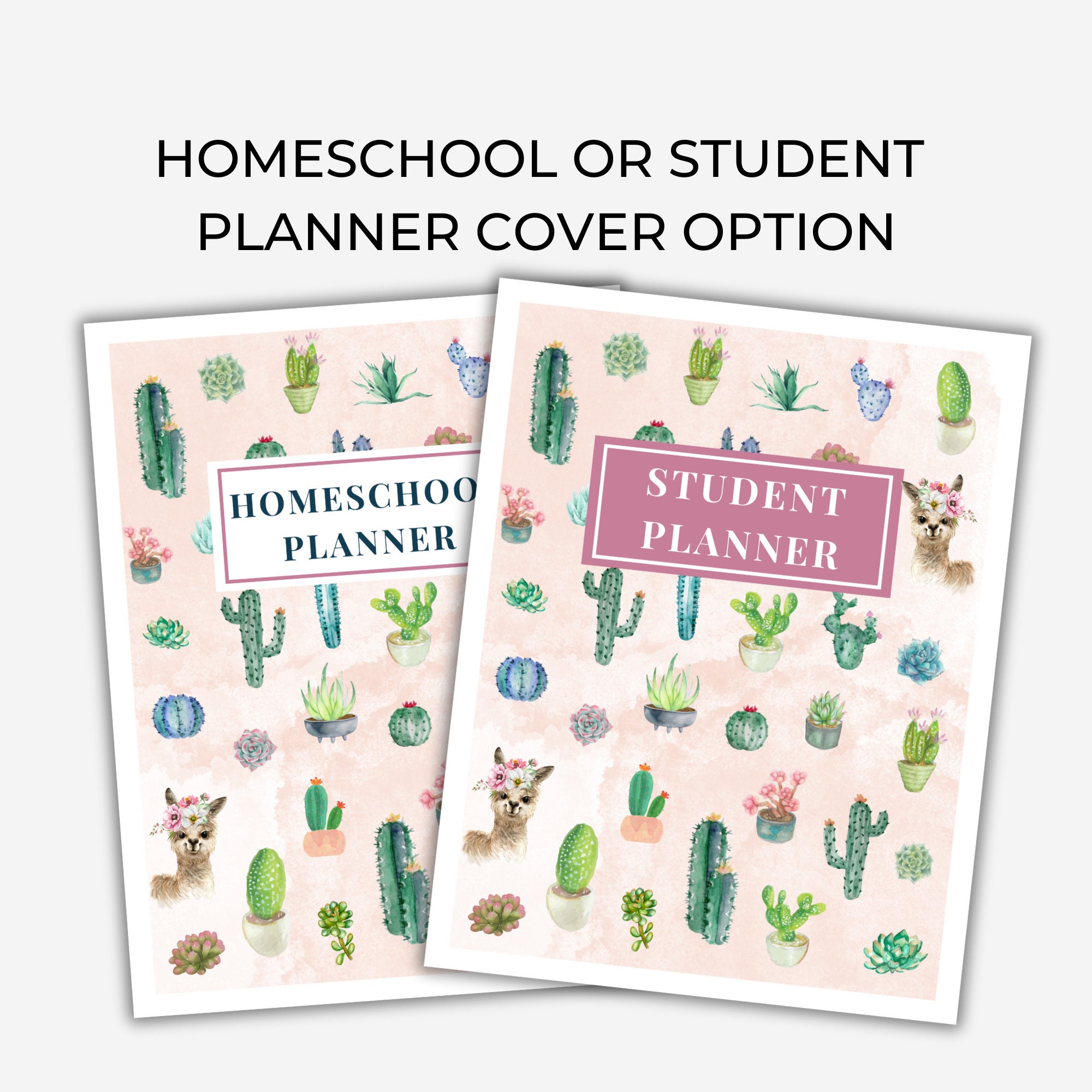 Homeschool Student Planner Printable Lesson Planning Pages Homeschool ...