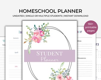Homeschool Planner Bundle Home School Teacher Planner - Etsy
