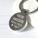 Engraved You're Awesome Round Keyring, Stainless Steel Friendship Gift ...
