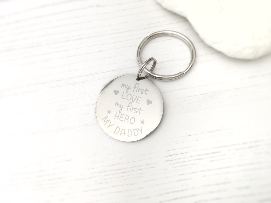 Daddy Gift, Fathers Day Keyring, Gift for Dads, Mens Keyring Gifts, My ...