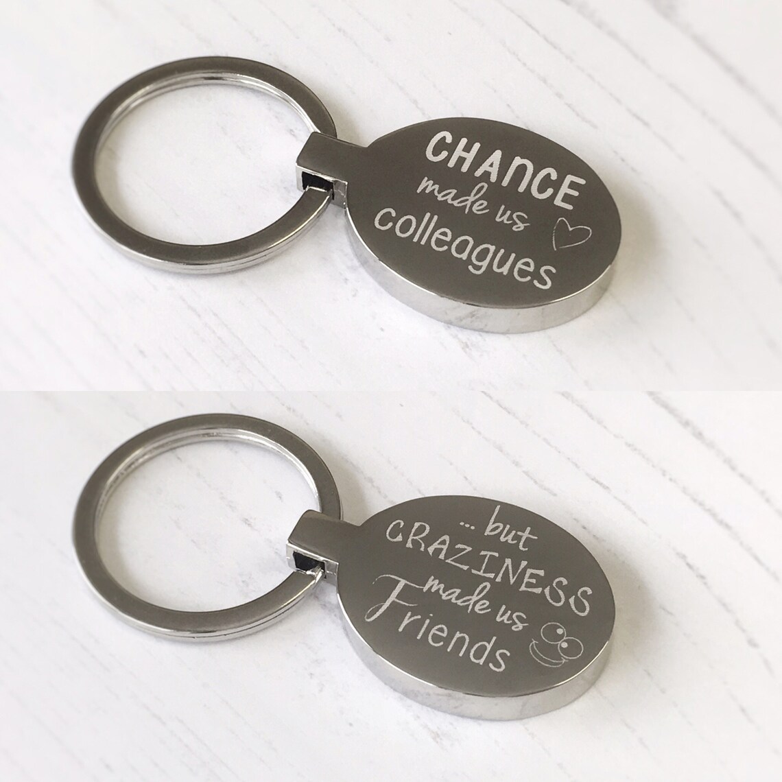 Friendship Keyring Best Friends Gift Crazy Work Colleague - Etsy