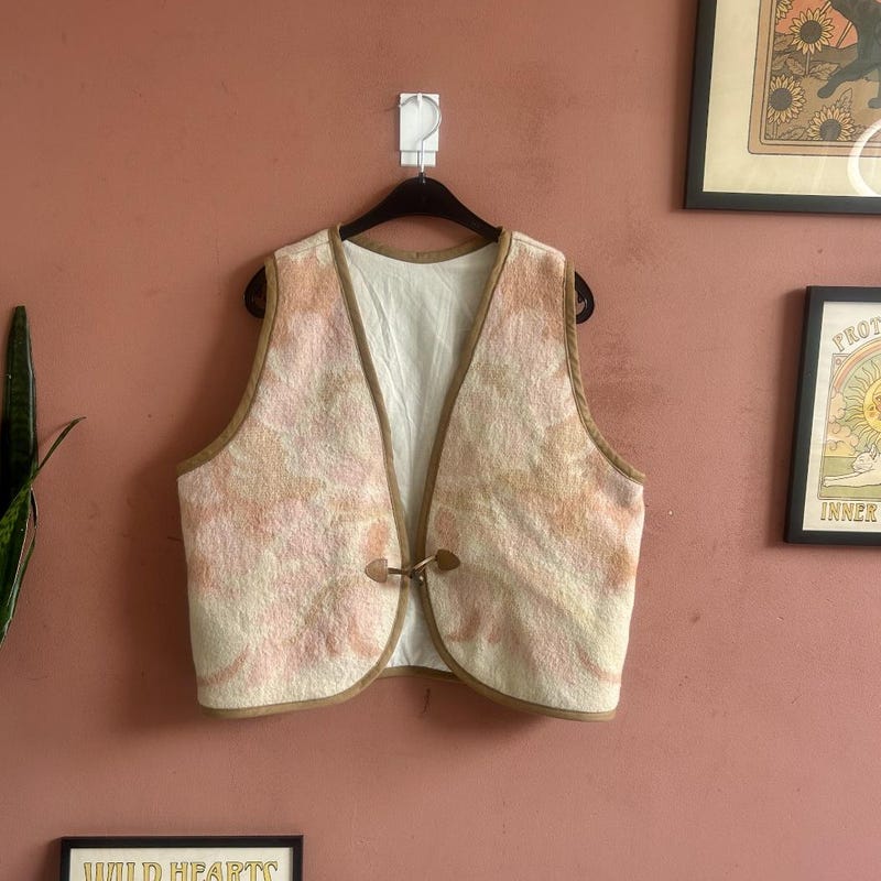 Upcycled Handmade Gilet - Etsy