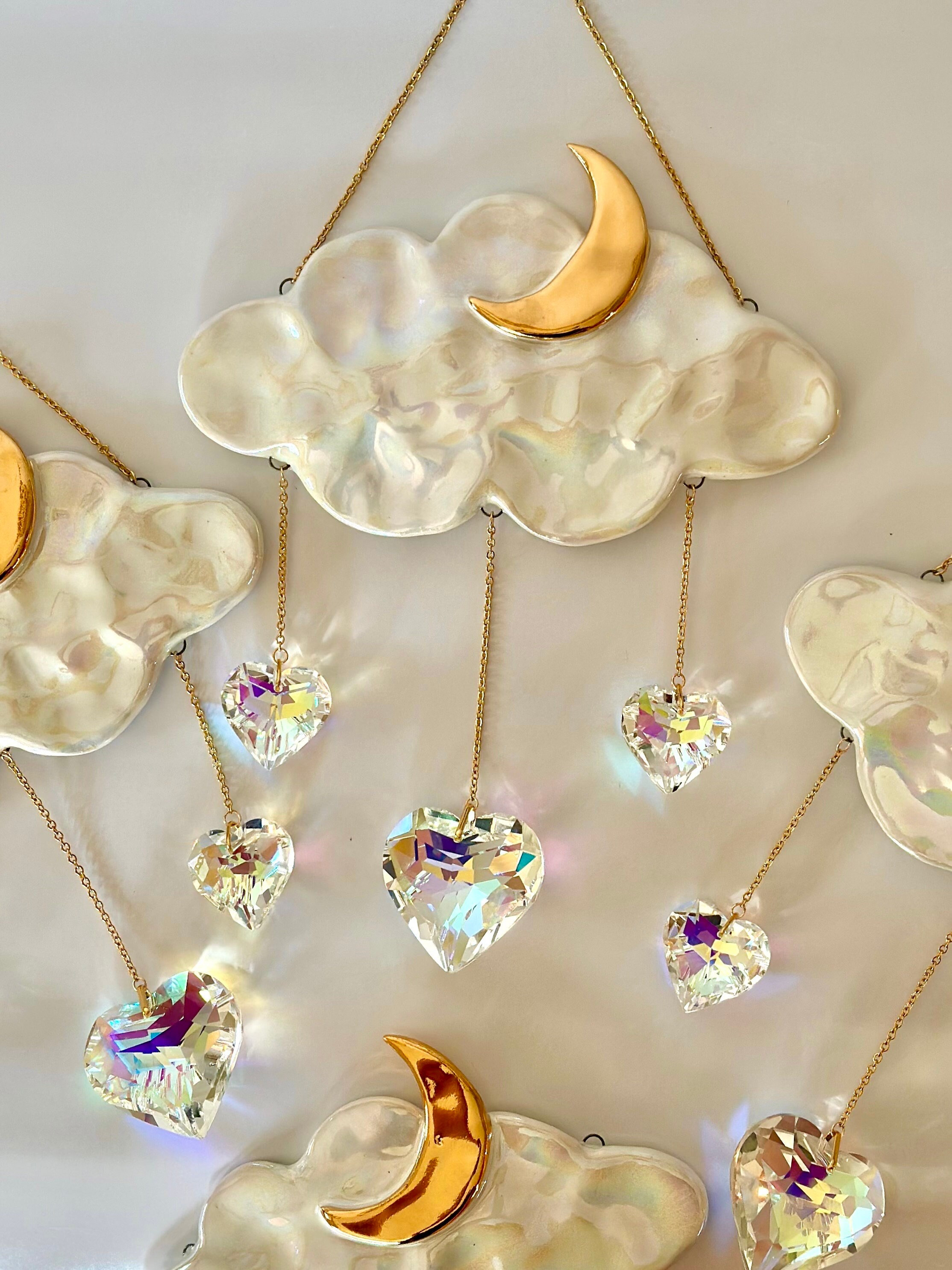 MADE TO ORDER (Preorder) Moon and Cloud Suncatcher