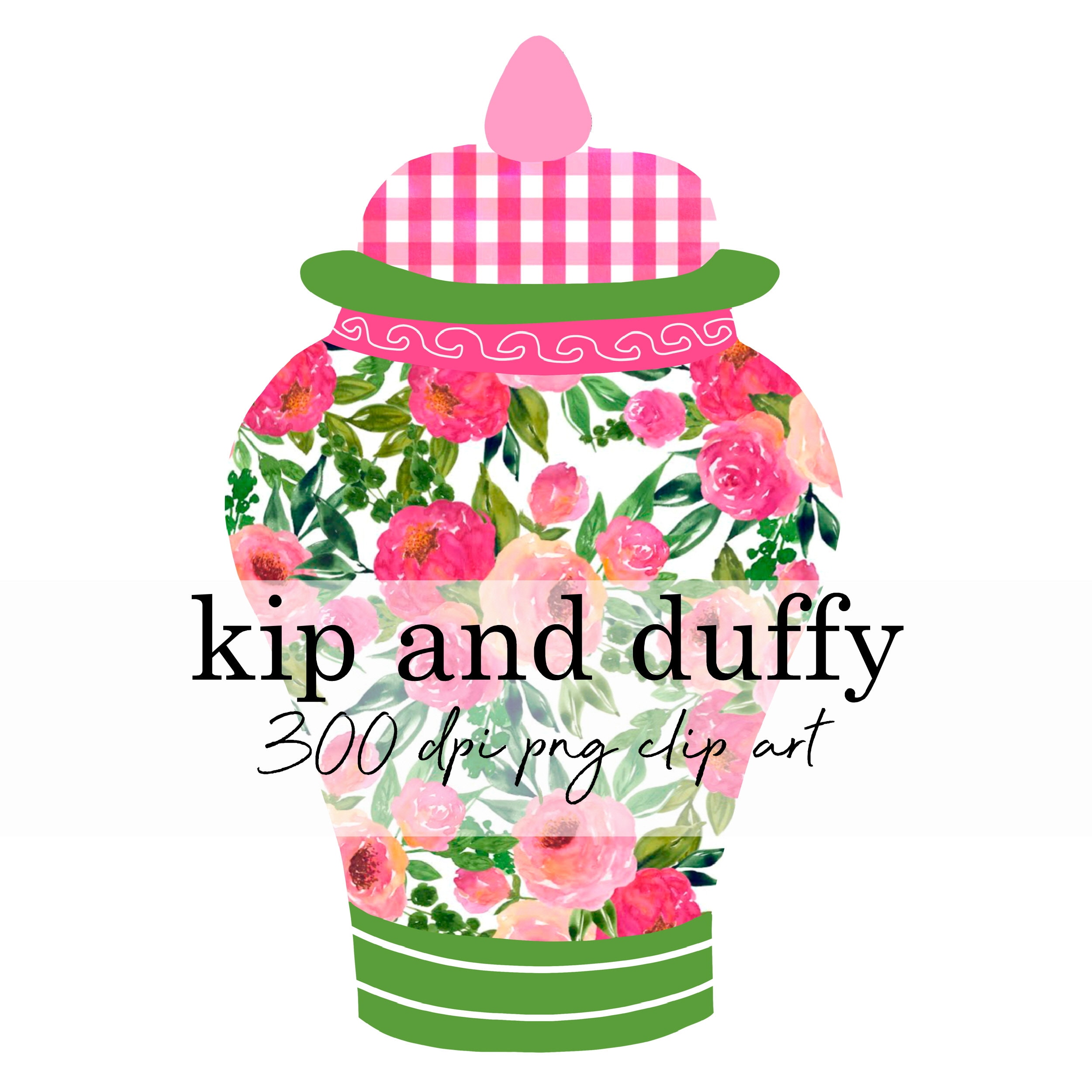 Spring Ginger Jar Clip Art, Ginger Jar Element, Ginger Jar PNG, Digital ...