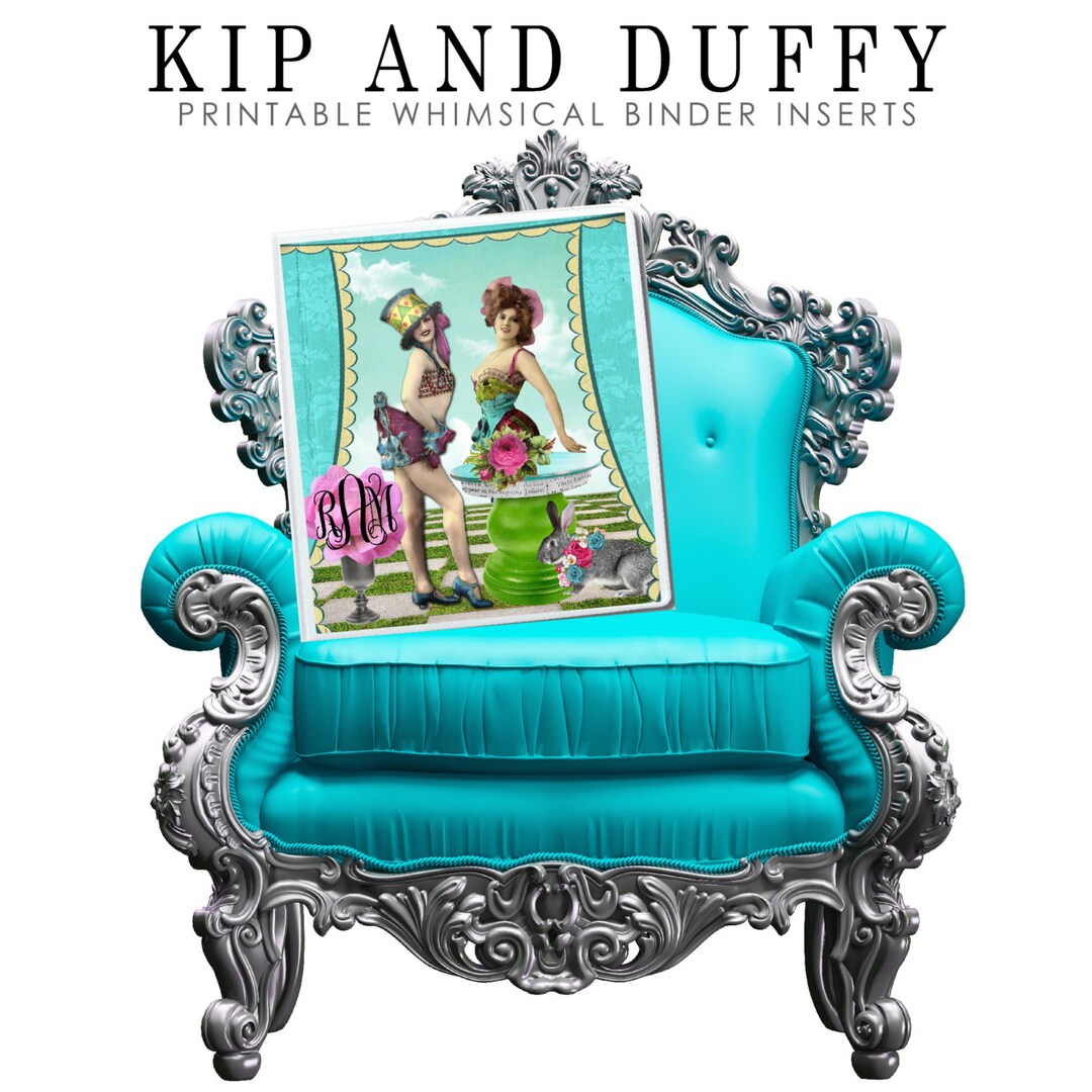 Printable Binder Insert, Printable Notebook Insert, Whimsical Binder ...