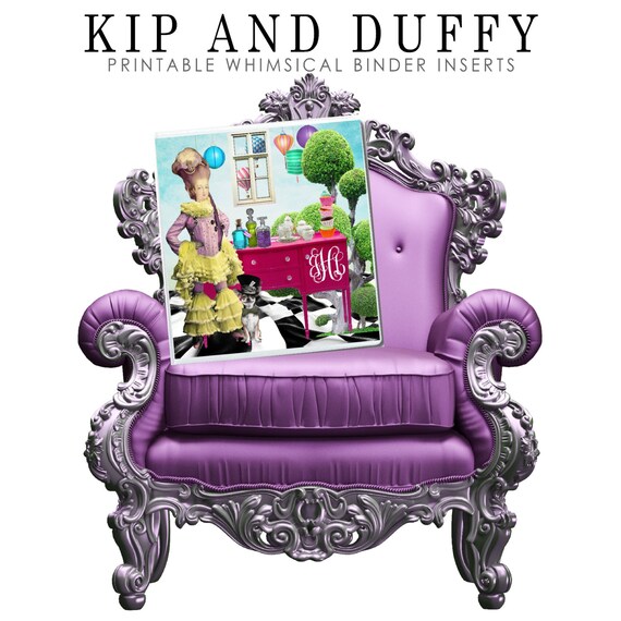 Printable Binder Insert Printable Notebook Insert Whimsical | Etsy