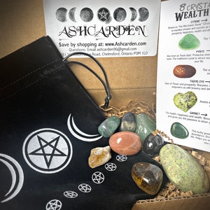 Prosperity Gemstone Gift Set of 8 | Good Business | Luck | Prosperity ...