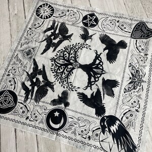 Witchcraft Bandana Wicca Pagan Fashion Accessories Goth - Etsy