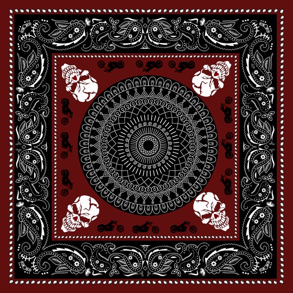 Motorcycle Bandana Face Mask - Etsy