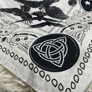 Witchcraft Bandana Wicca Pagan Fashion Accessories Goth | Etsy