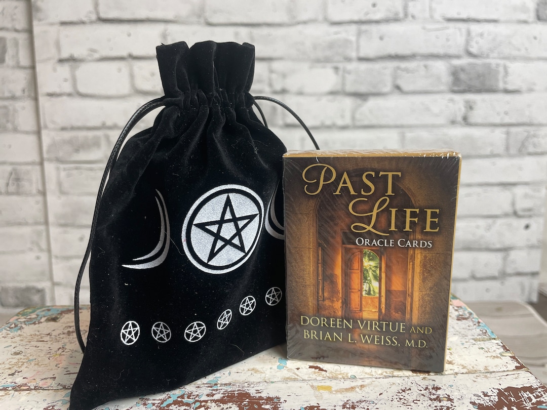 Past Life Oracle Deck With Velvet Carry Bag | 44 Cards | Uncover Your ...