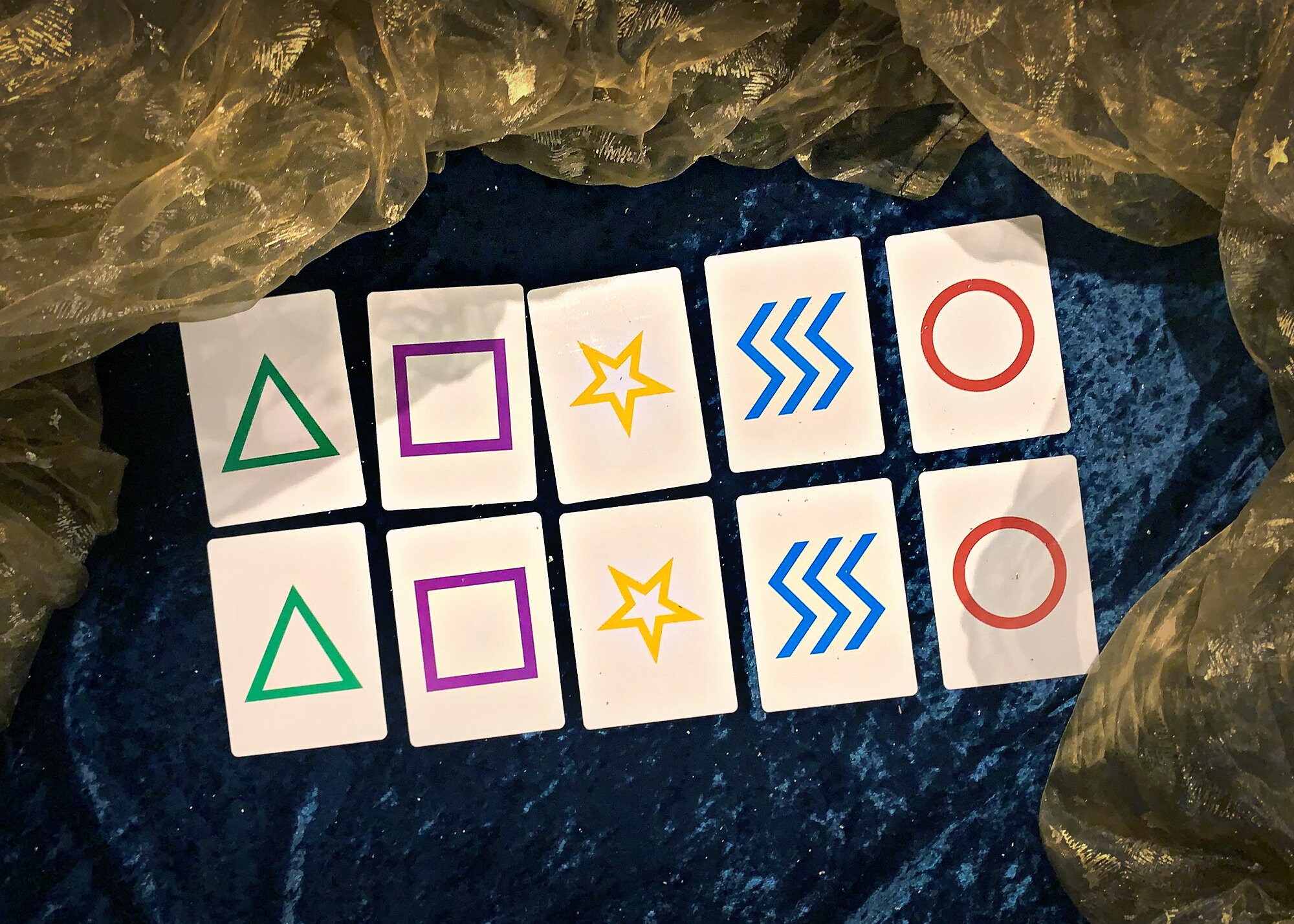 Zener Deck ESP Cards Kit 10 Card Set Telepathy Clairvoyance | Etsy