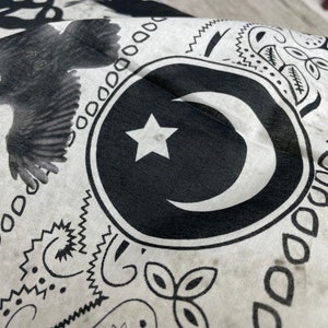 Witchcraft Bandana, Wicca Pagan Fashion Accessories, Goth Scarf Gift ...