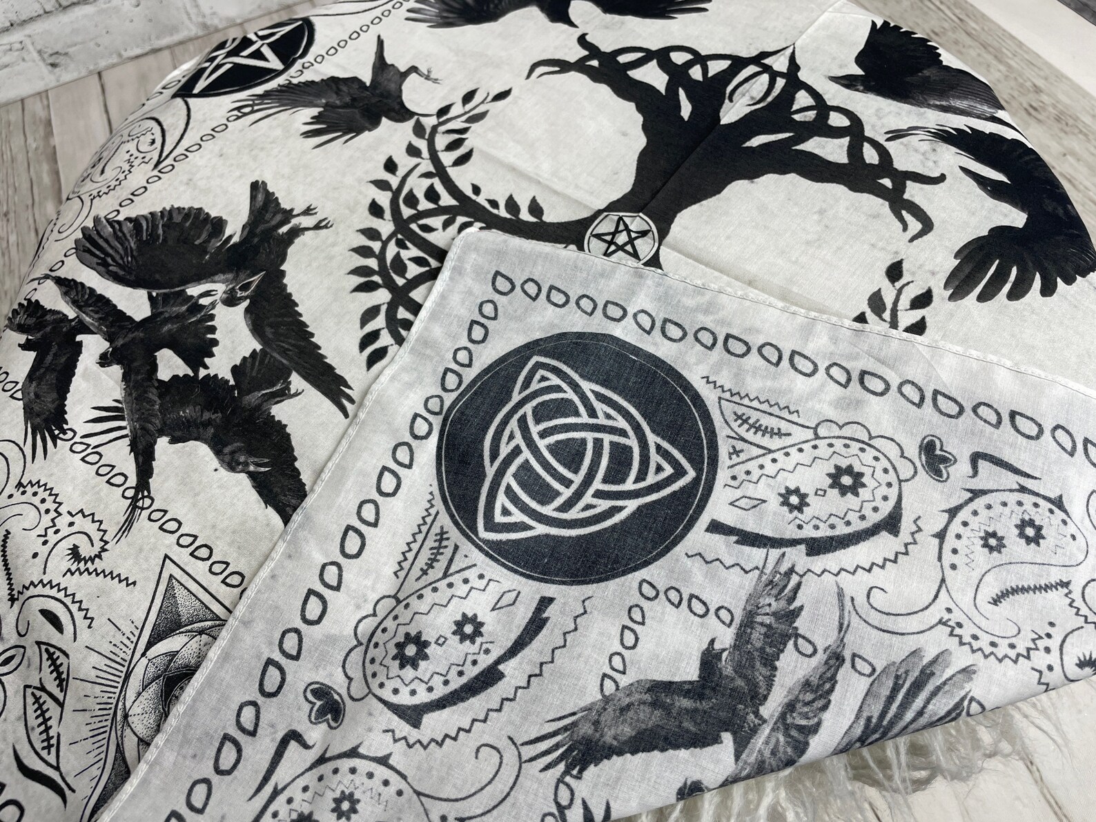 Witchcraft Bandana Wicca Pagan Fashion Accessories Goth - Etsy