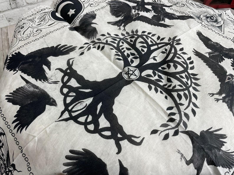 Witchcraft Bandana Wicca Pagan Fashion Accessories Goth - Etsy