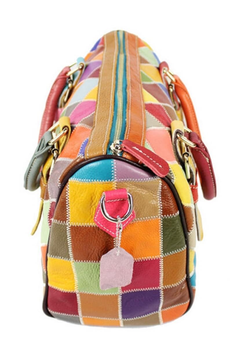 Handmade, Cowhide Patch Bag for All Occasions - Etsy