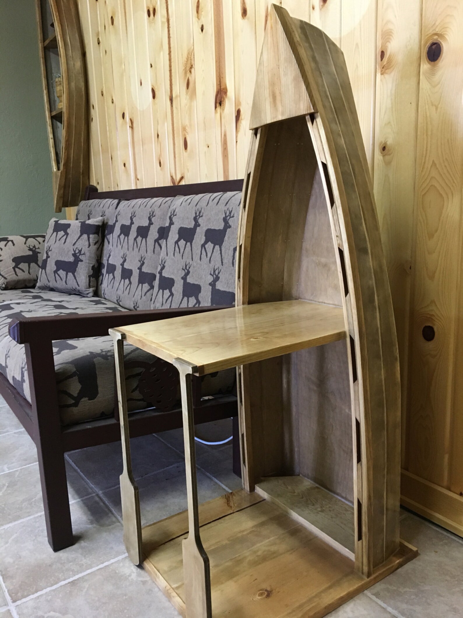 Canoe End Table - Etsy