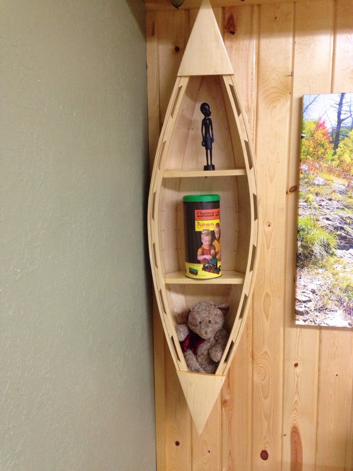 Vertical Canoe Shelf | Etsy