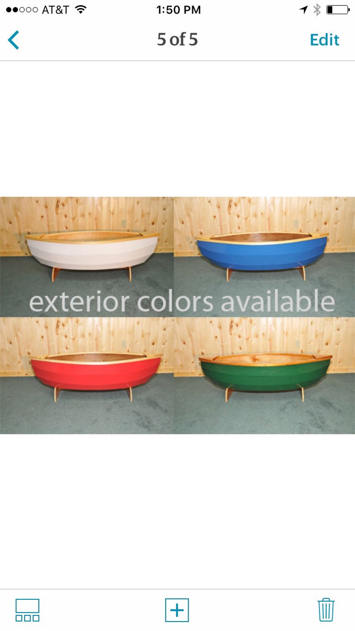 Canoe End Table - Etsy