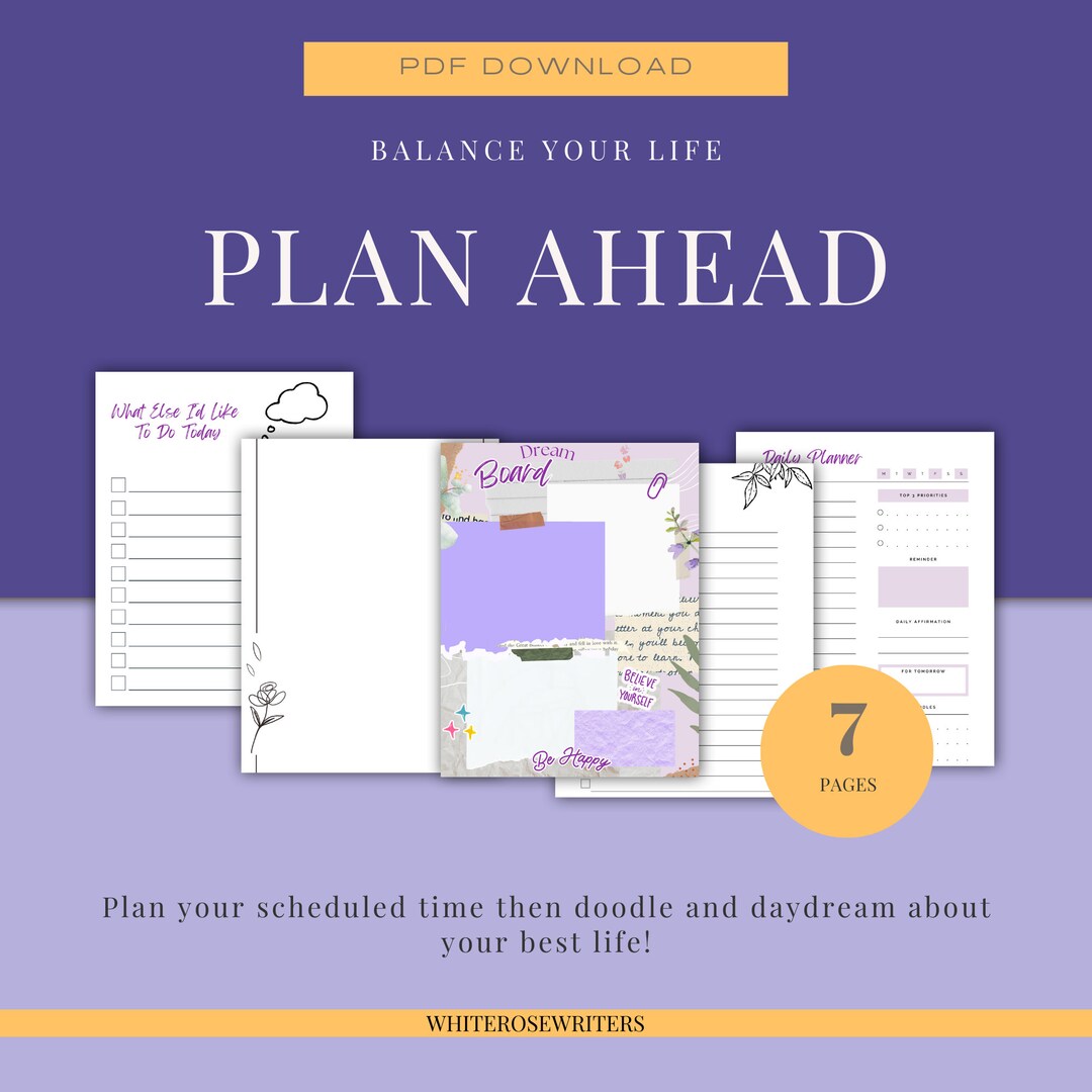 Daily and Weekly Planners, Monthly Schedule, Digital Planners ...
