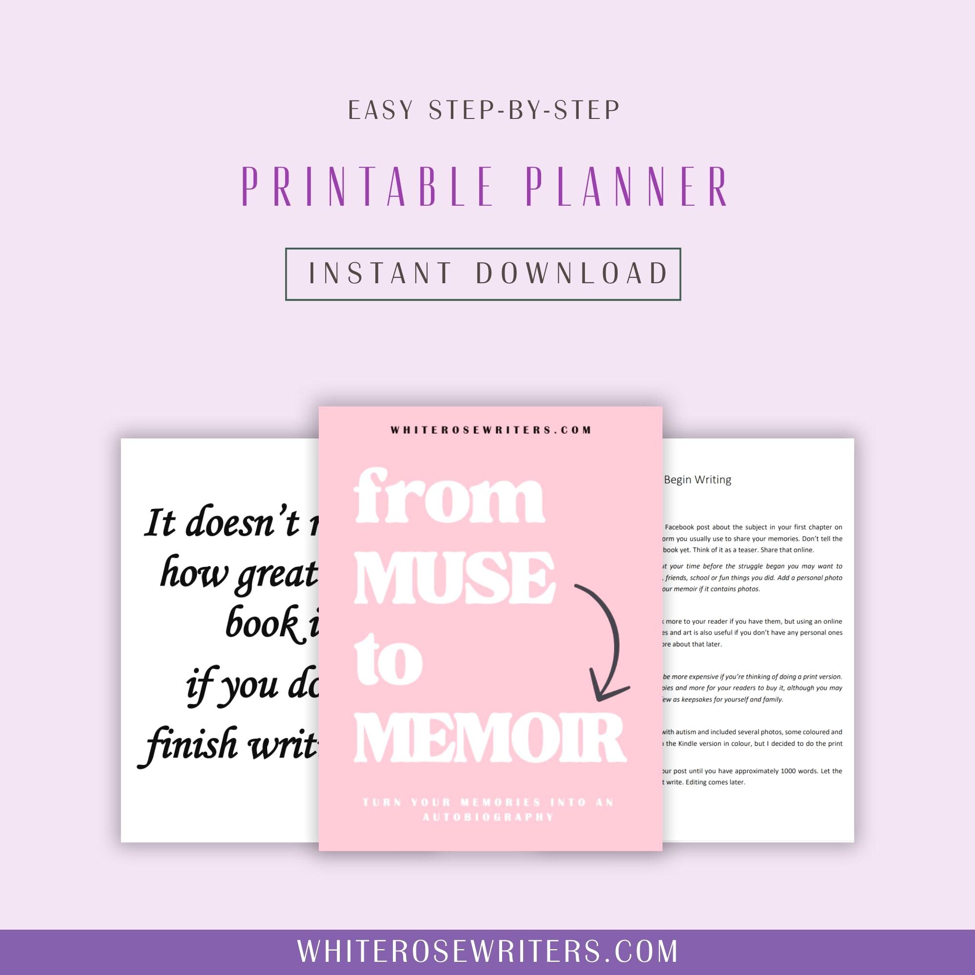 Memoir Writing Made Easy: A Simple Template to Turn Memories Into ...