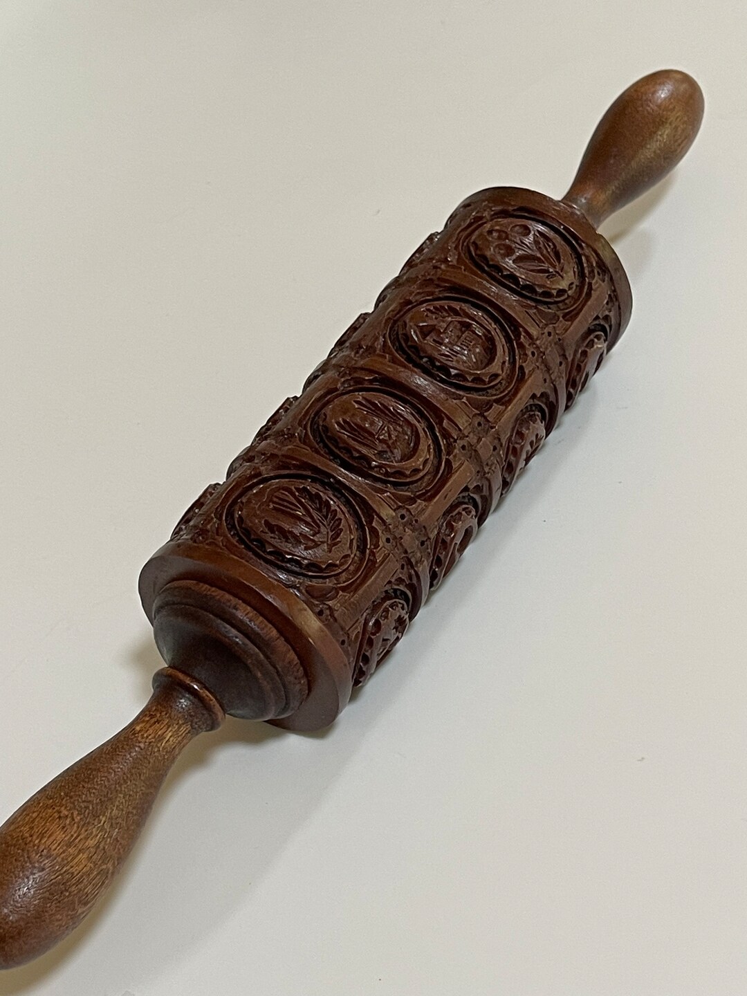 Springerle Rustic Victorian Rolling Pin 16 Images M1553 House on the ...