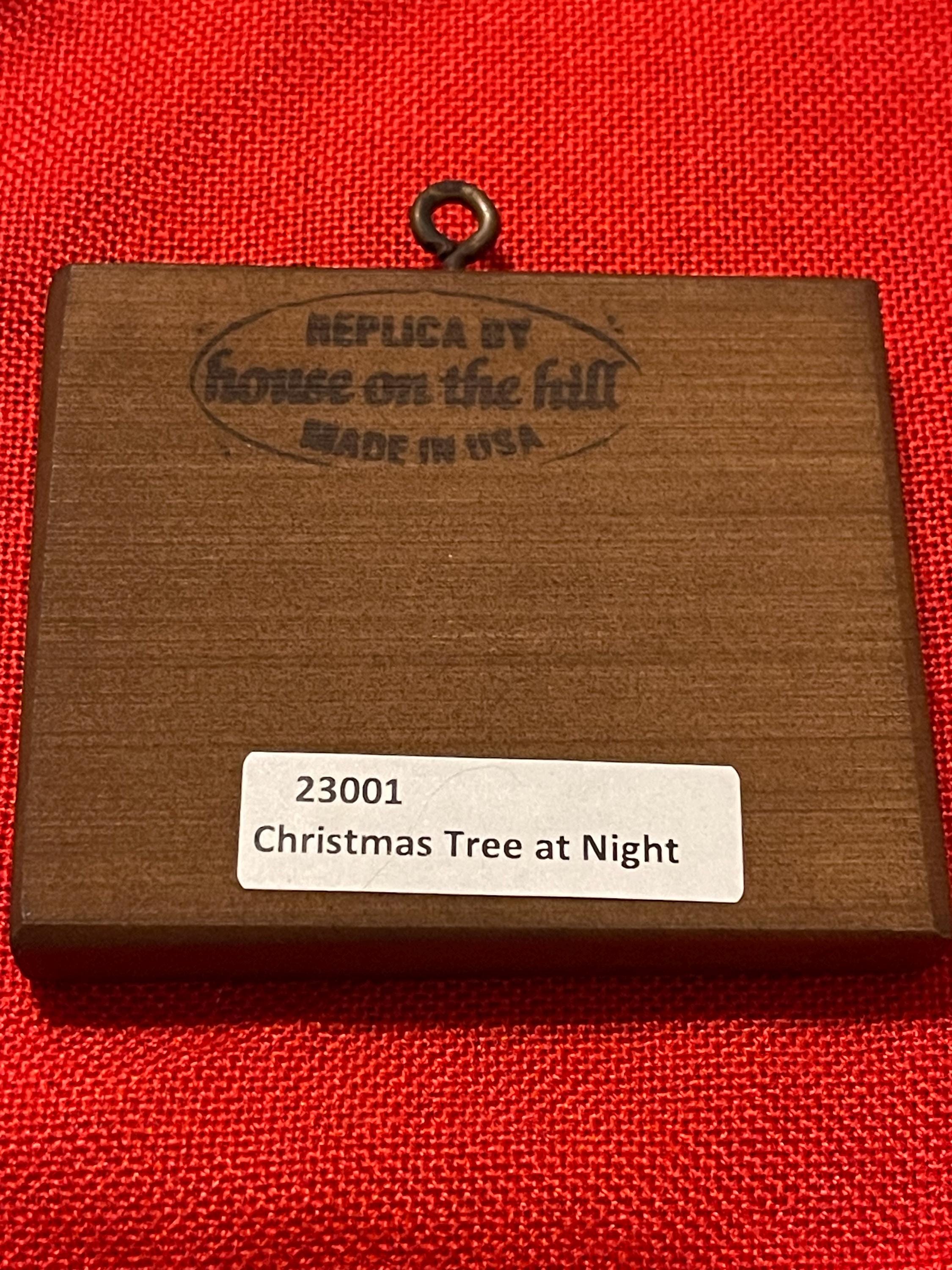 House on the Hill Christmas Tree at Night Springerle Mold (M23001) New ...