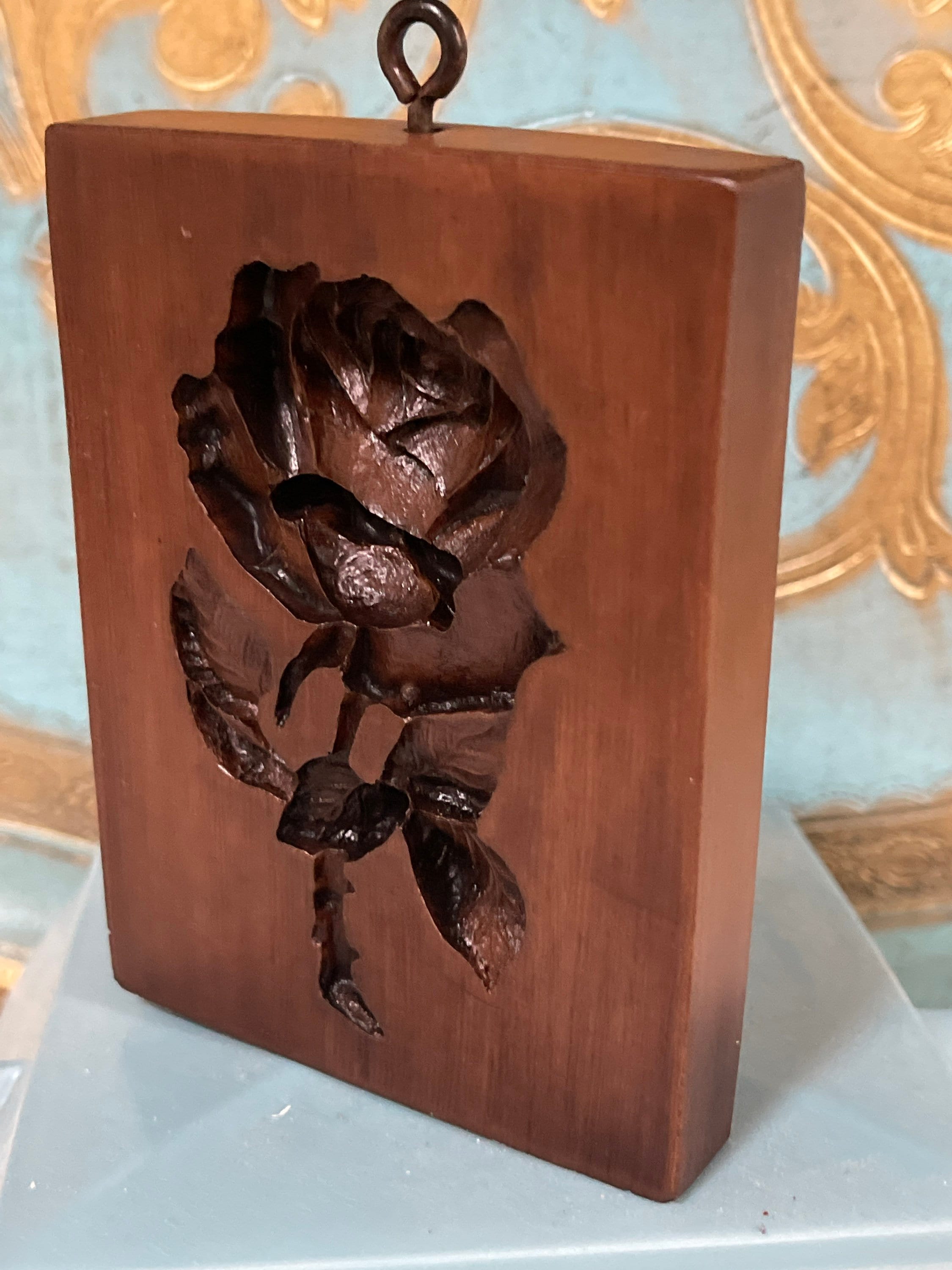 New American Beauty Rose Springerle Mold by House on the Hill – Floral ...