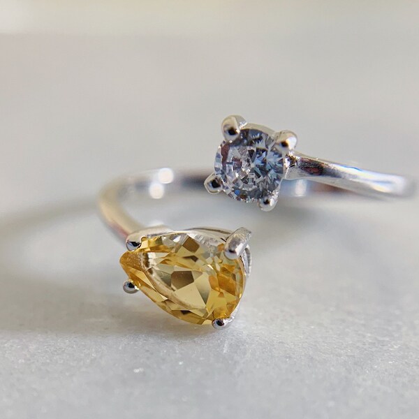 November Birthstone Ring - Etsy