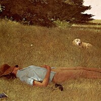 Distant Thunder by Andrew Wyeth Canvas, Andrew Wyeth Print, American ...