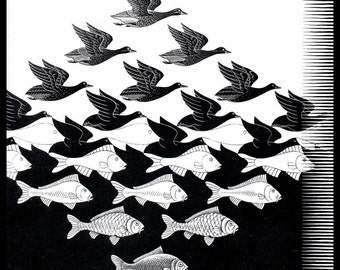 M C Escher Print, Escher Art, "hand With Reflection", Circa 1925 ...