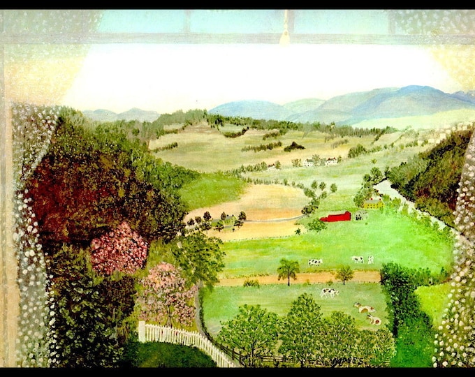Grandma Moses, Grandma Moses Print, Country Decor,hoosick Valley ...