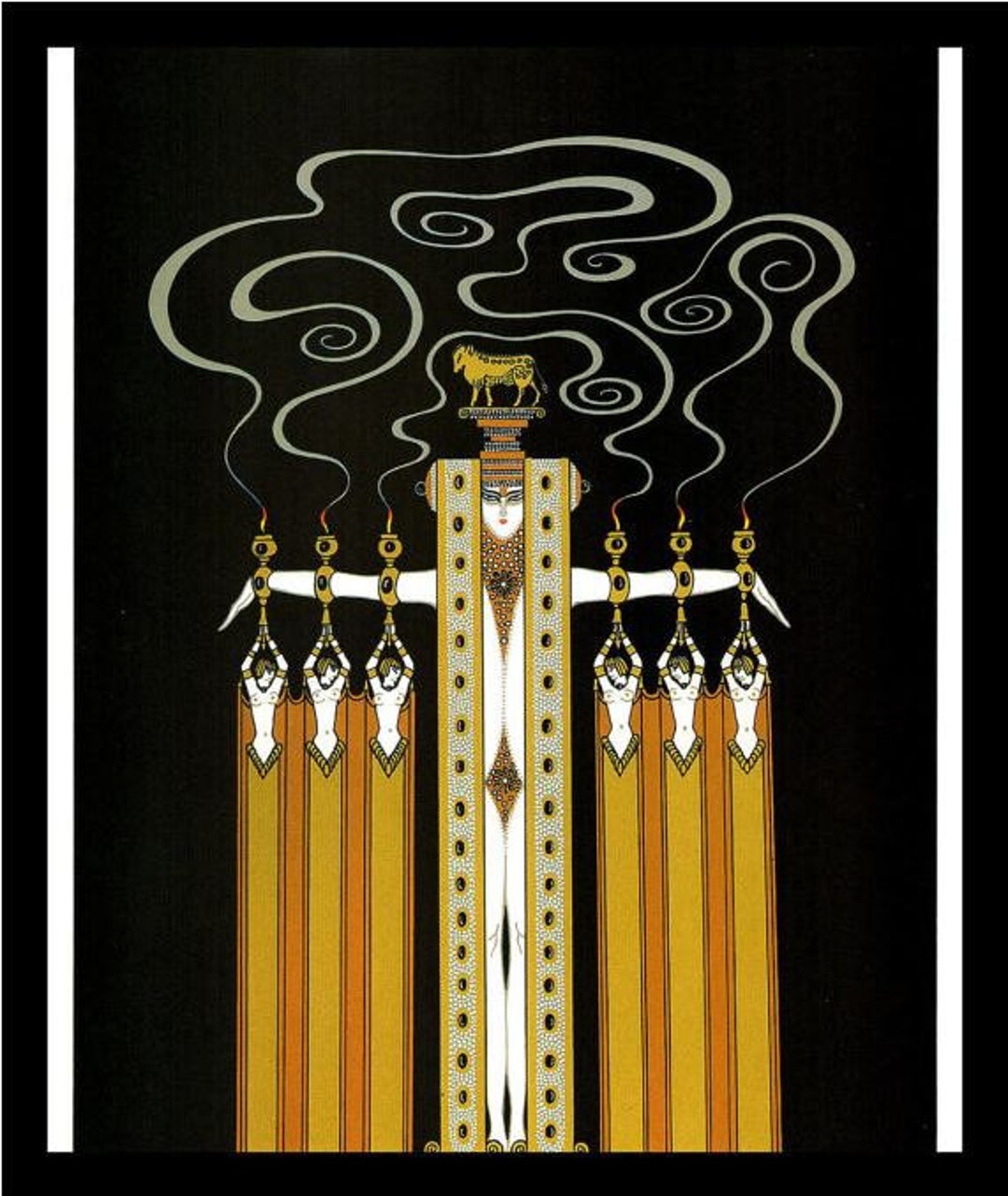 Erte Art Deco Erte Pints 1920's Home Decor Wall - Etsy