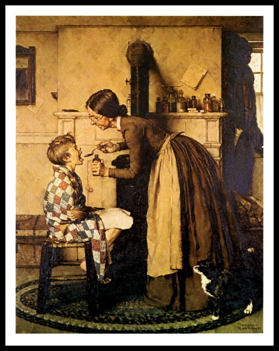 Norman Rockwell Print, "spring Tonic", Circa 1936, Illustration for the ...